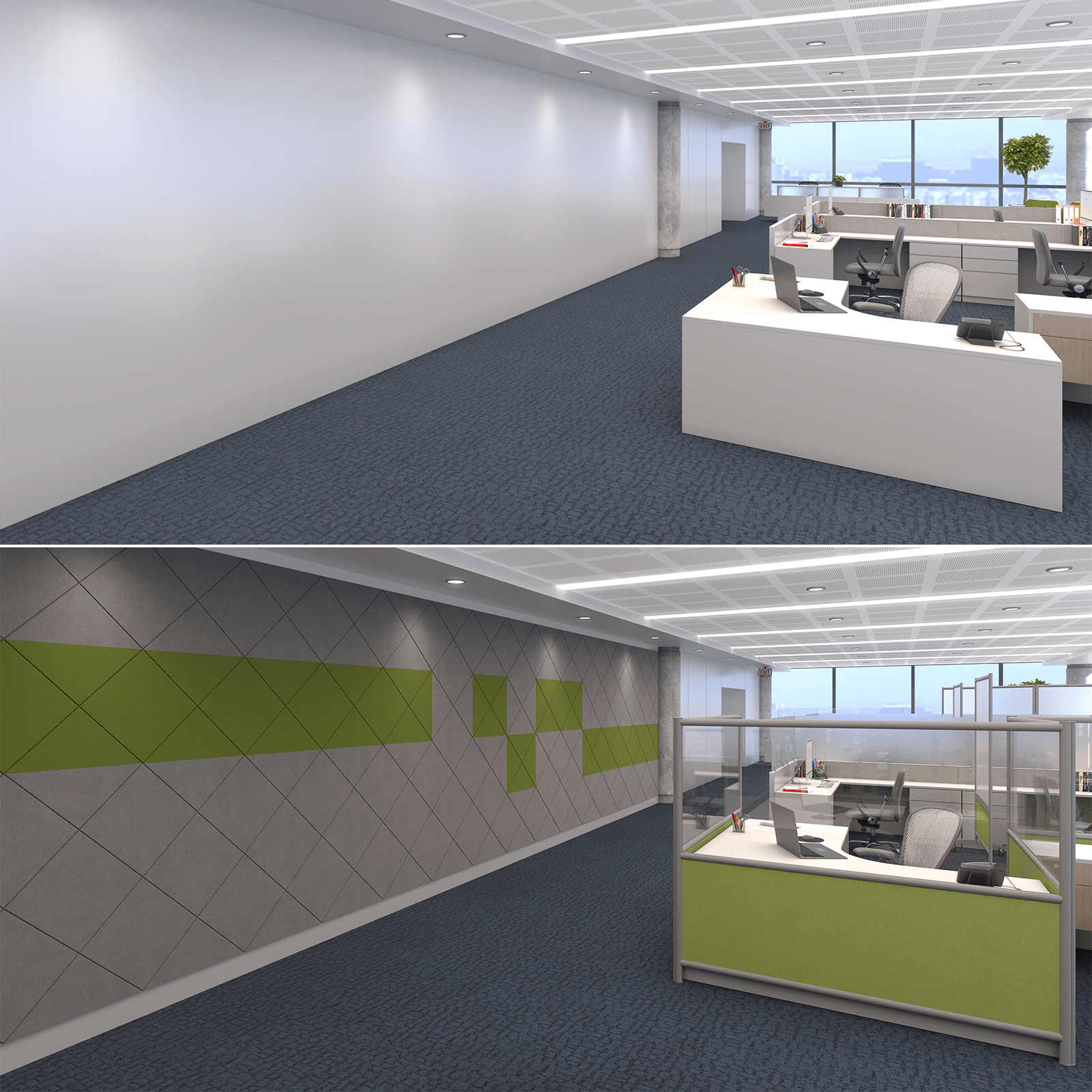 Desk Privacy Panels | Custom Room Dividers | Office Cubicle Solutions