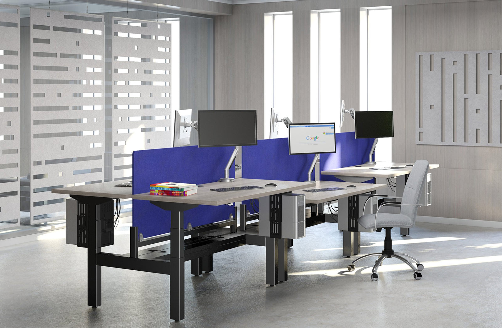 Desk Privacy Panels | Custom Room Dividers | Office Cubicle Solutions