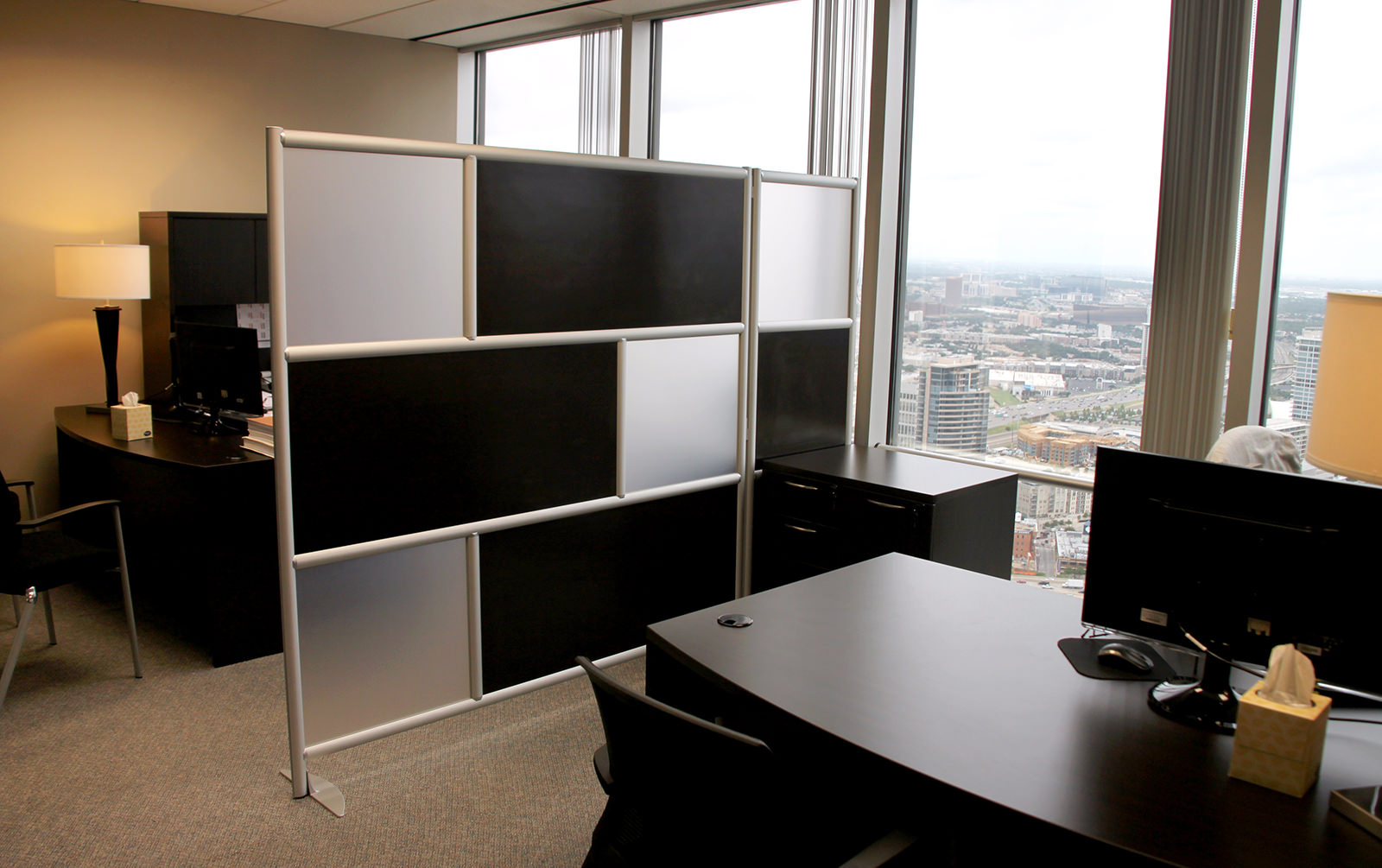 Desk Privacy Panels | Custom Room Dividers | Office Cubicle Solutions