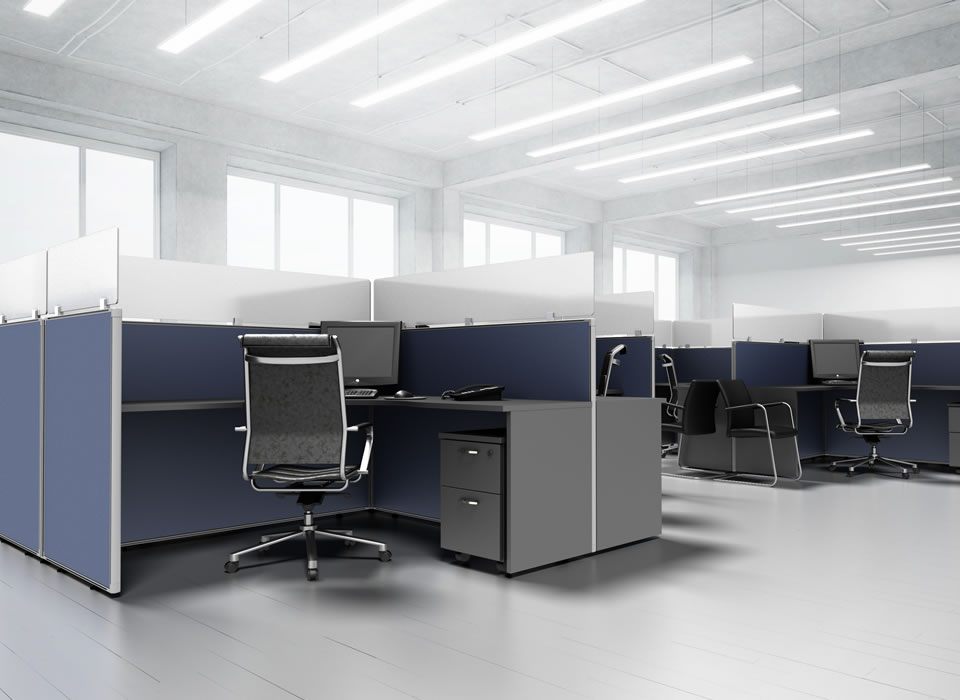 Stackers Cubicle Extender Panels | Desk Privacy Solutions