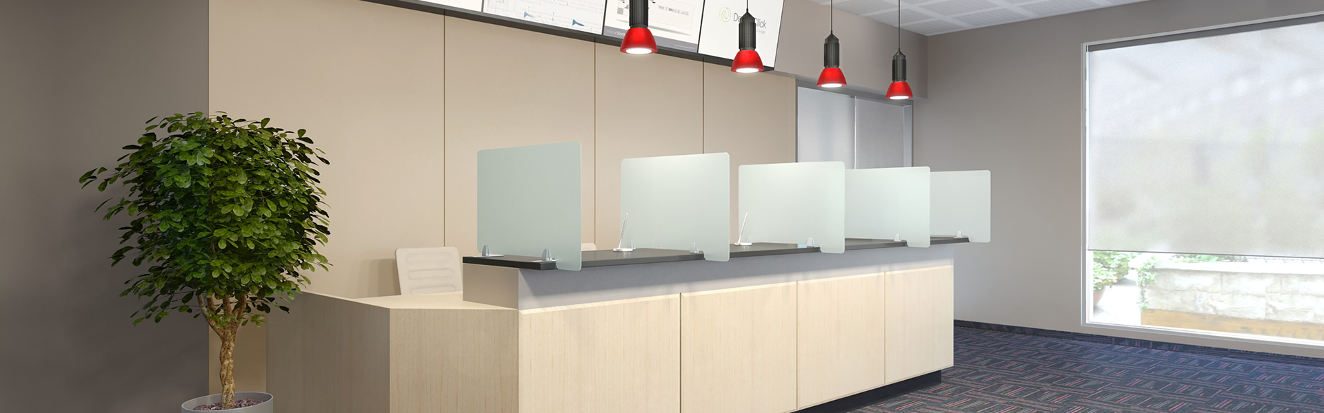 Social Distance Retail Screen | Acrylic Cough/Sneeze Barrier‎