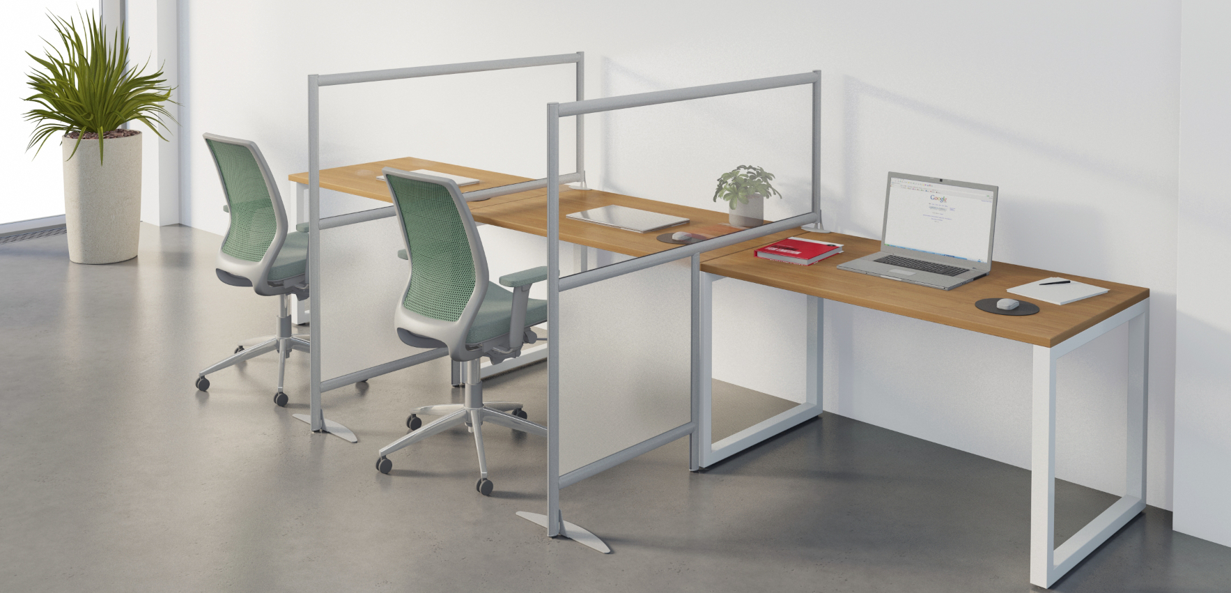 Notch Wall - Modular Panel - Privacy Panels - Desk Dividers