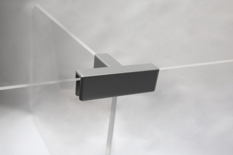 3-Way Acrylic and EchoScape Panel Connectors | Workstation Dividers ...