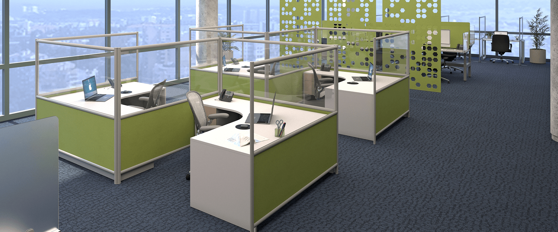 Duplex Wall Modular Panel | Office Privacy Panels | Acoustic Partitions