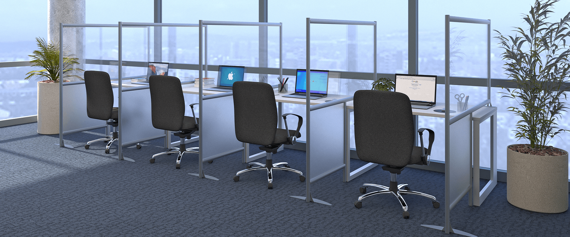 Notch Wall - Modular Panel - Privacy Panels - Desk Dividers
