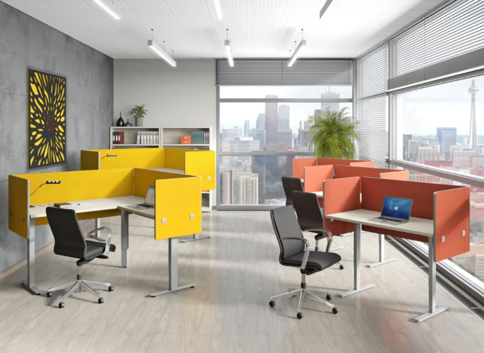 Desk Divider Panels - Desk Dividers - Desk Privacy Panel