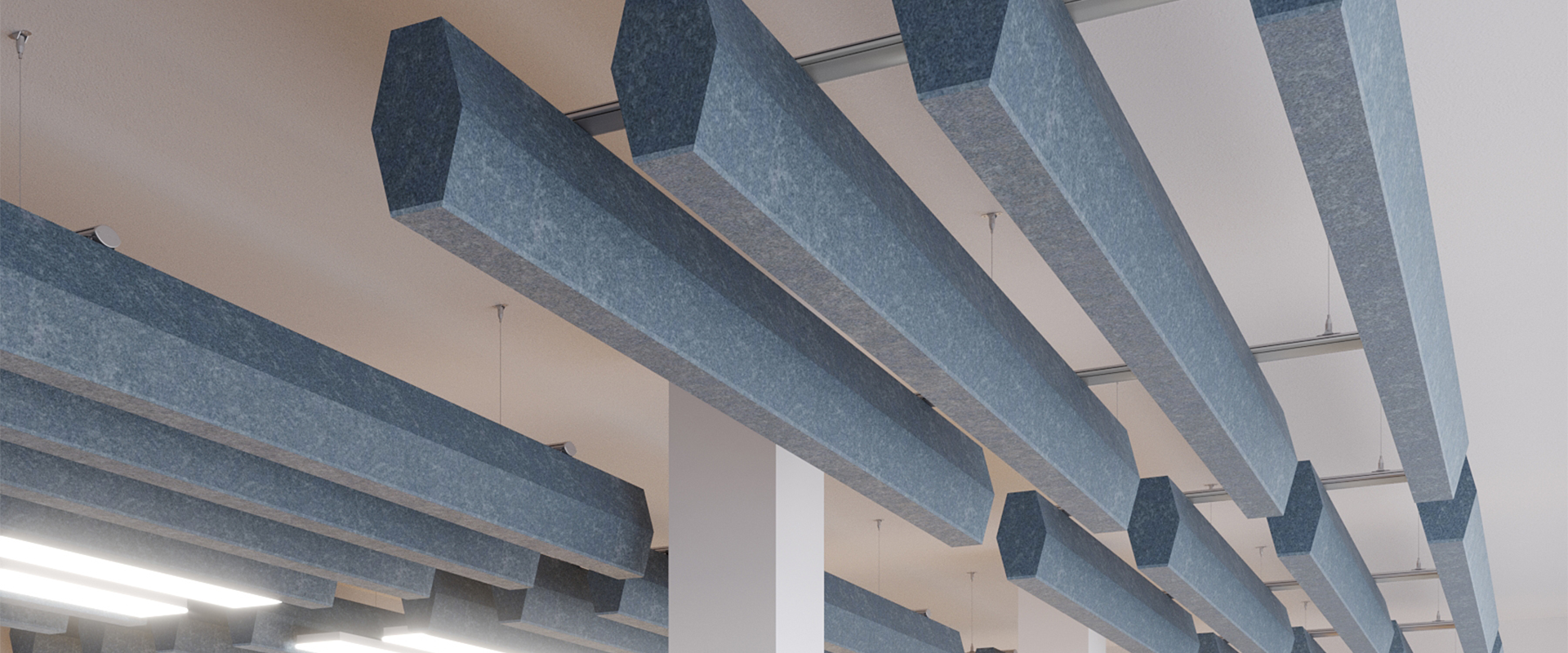 Ceiling Baffles - Acoustic Sound Baffles - Ceiling Sound Baffles