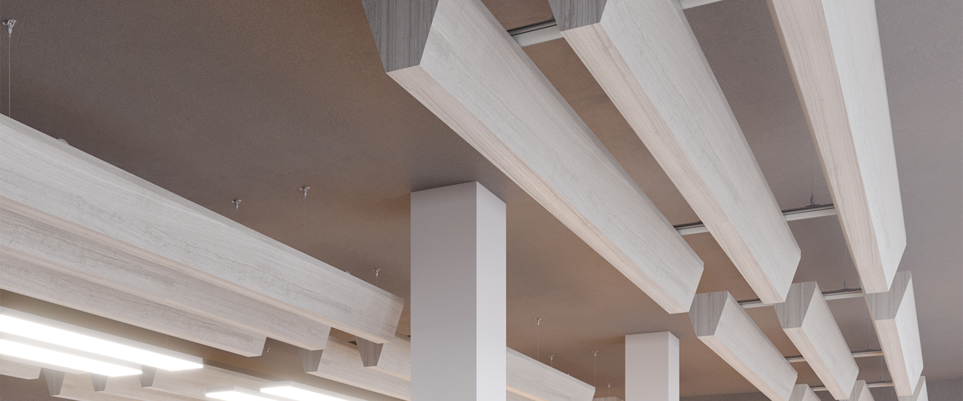 Ceiling Baffles - Acoustic Sound Baffles - Ceiling Sound Baffles