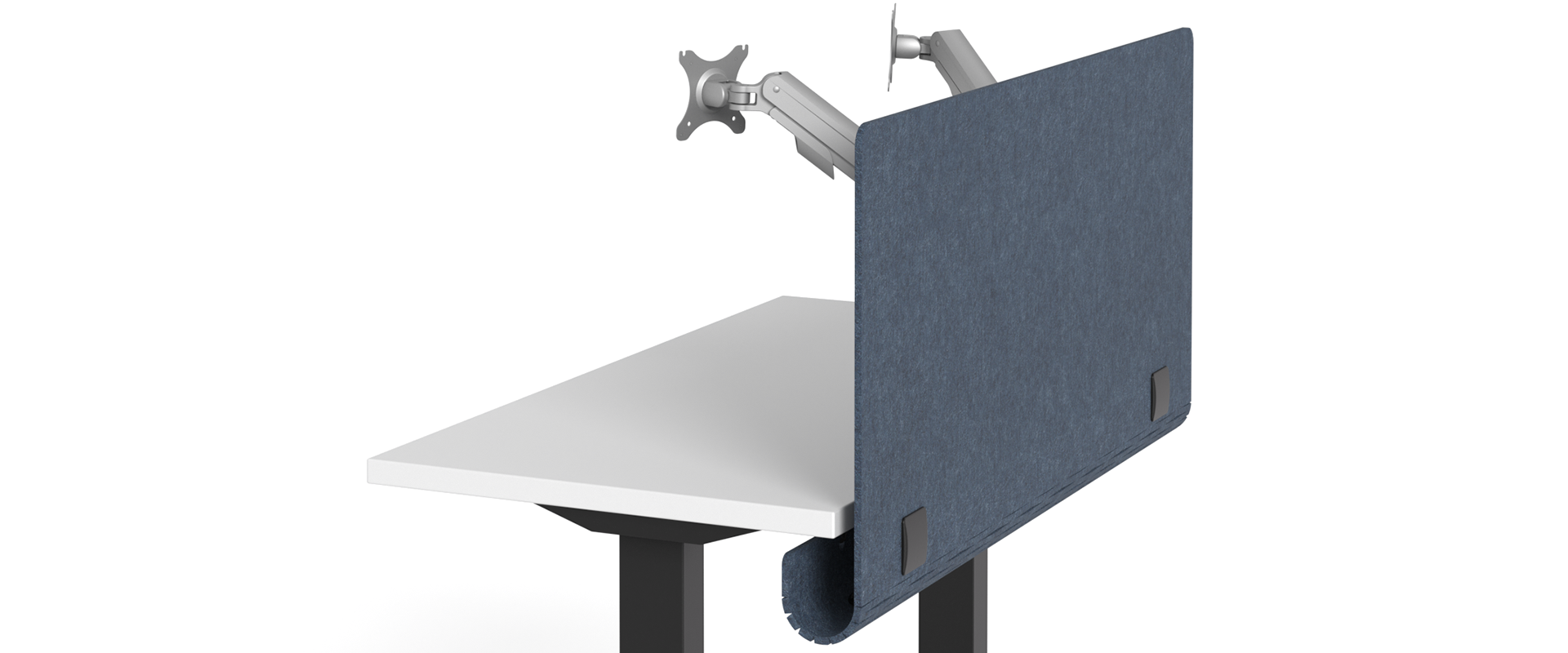 Midtown Wire Management Panel | Office Privacy Dividers | Above the ...