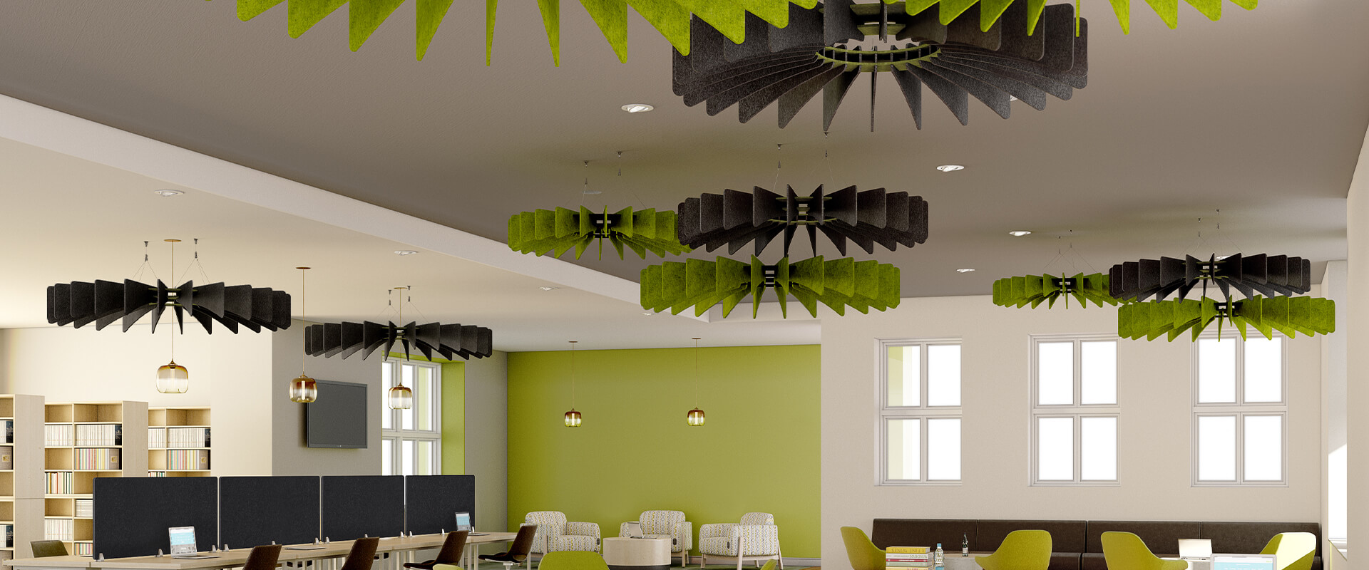 CreSHHendo Baffles - Ceiling Baffles - Acoustic Sound Baffles