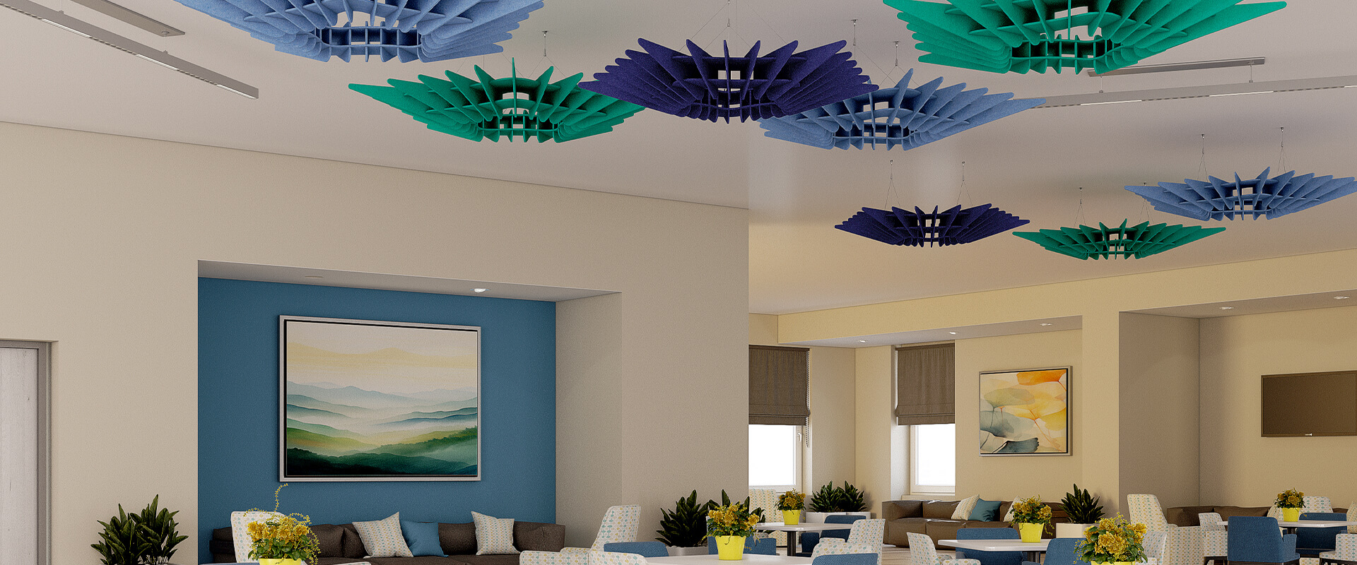 CreSHHendo Baffles - Ceiling Baffles - Acoustic Sound Baffles