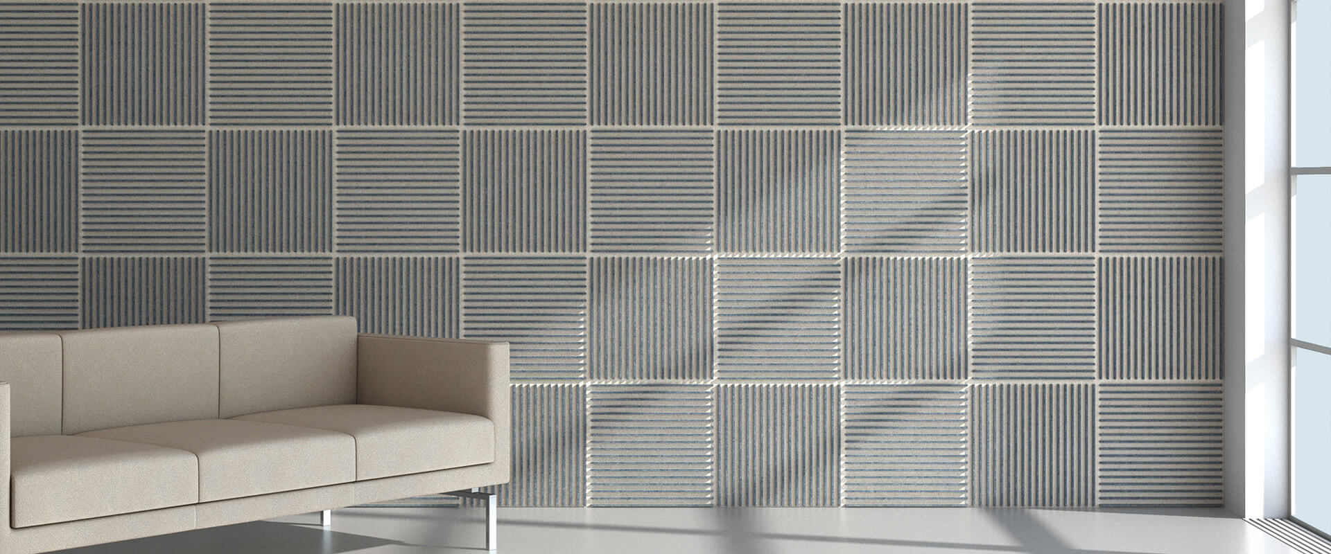 Acoustic Wall Tiles - EchoDeco® Edge Wall Tiles - Wall Tile